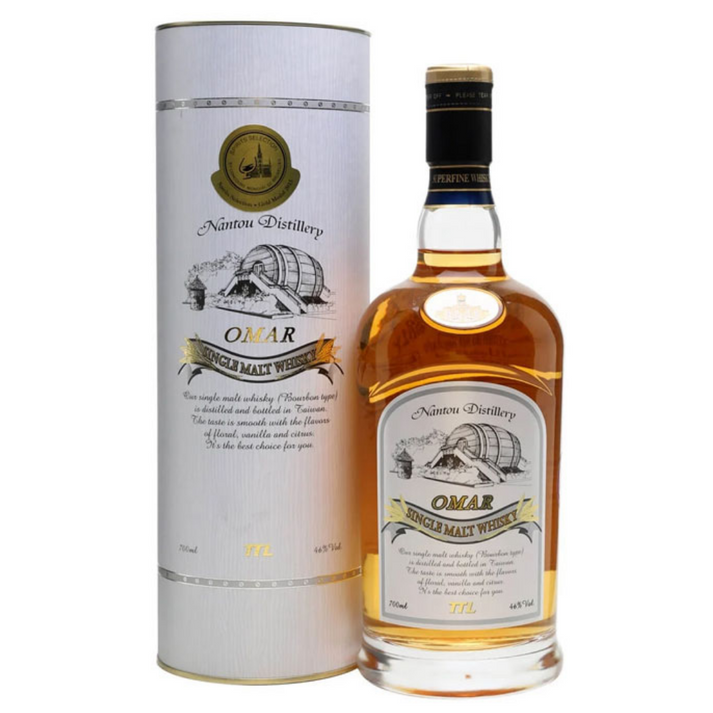 Omar Single Malt Whisky Bourbon Type 700ml – Solid Wine Online